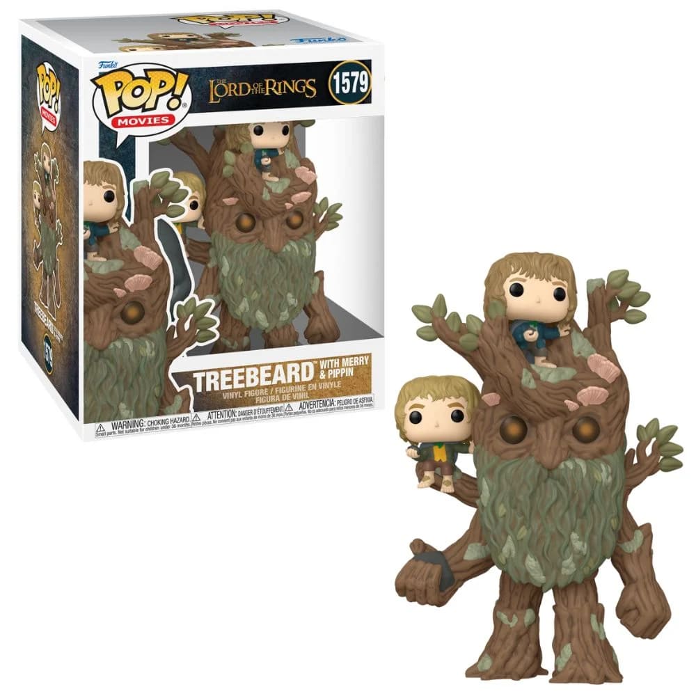 Funko POP LOTR - Treebeard with Merry and Pippin figura #1579