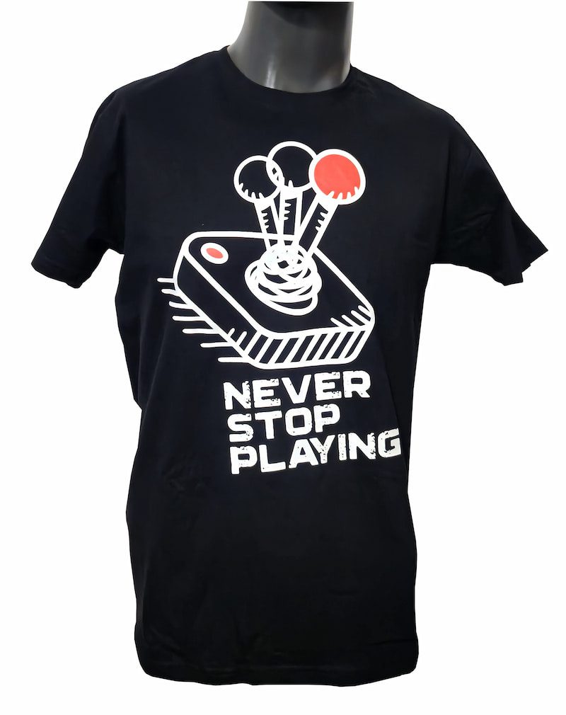 Never Stop Playing - majica - glazbena knjižara Rockmark