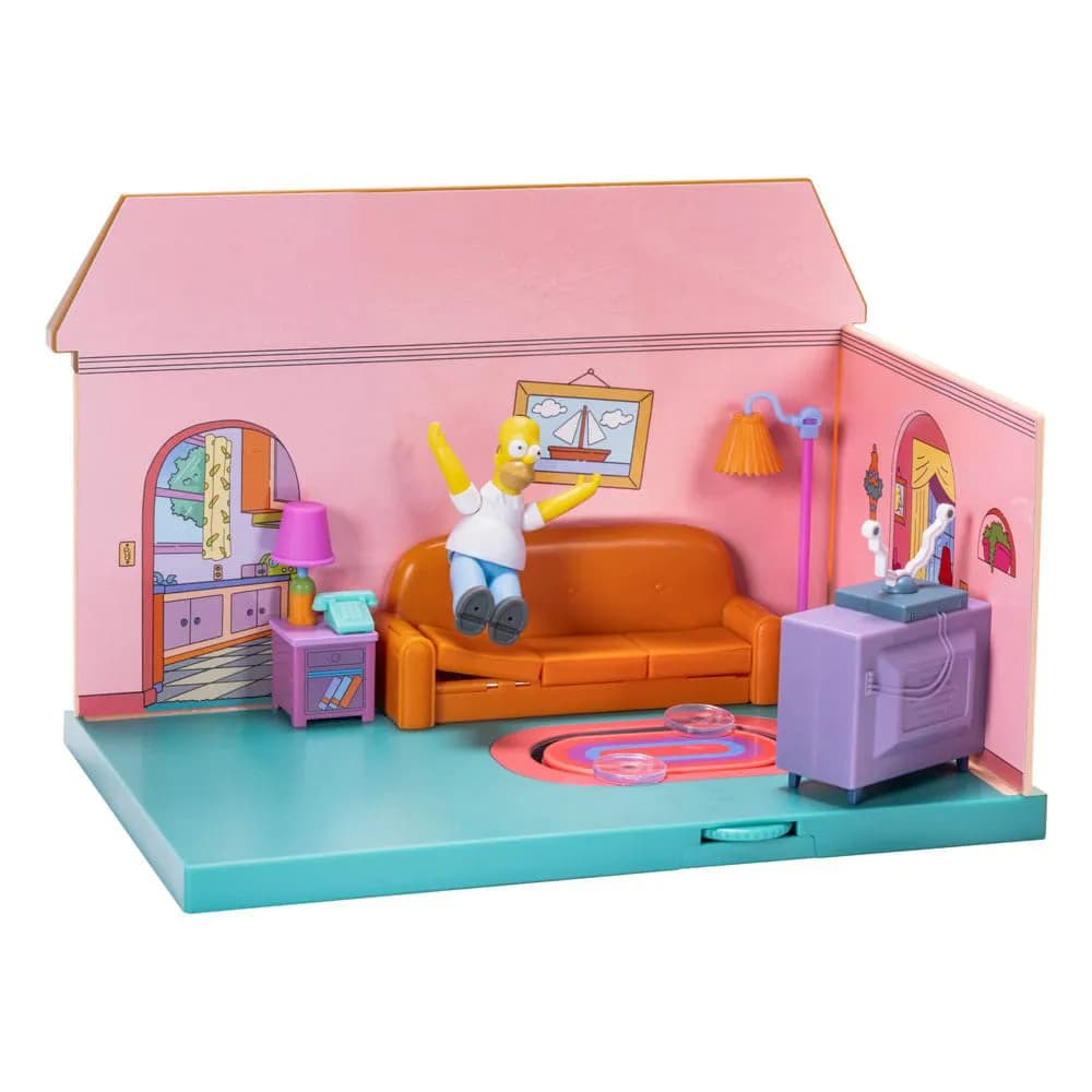 The Simpsons - Living Room Diorama set + figurica Homer - Rockmark